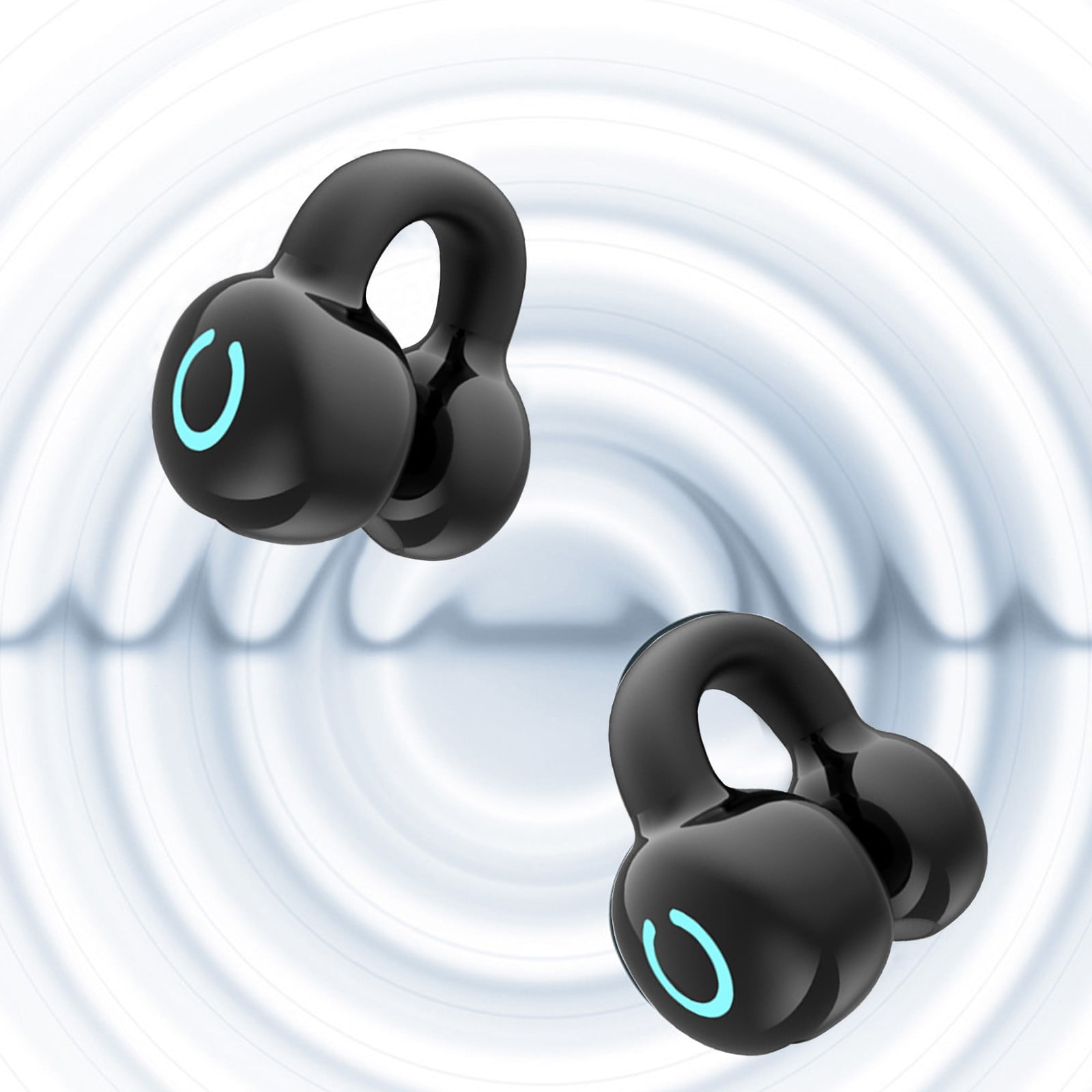 SPOORYYO Single Ear Bluetooth Headset, Open Ear Comfort Headphones with ...