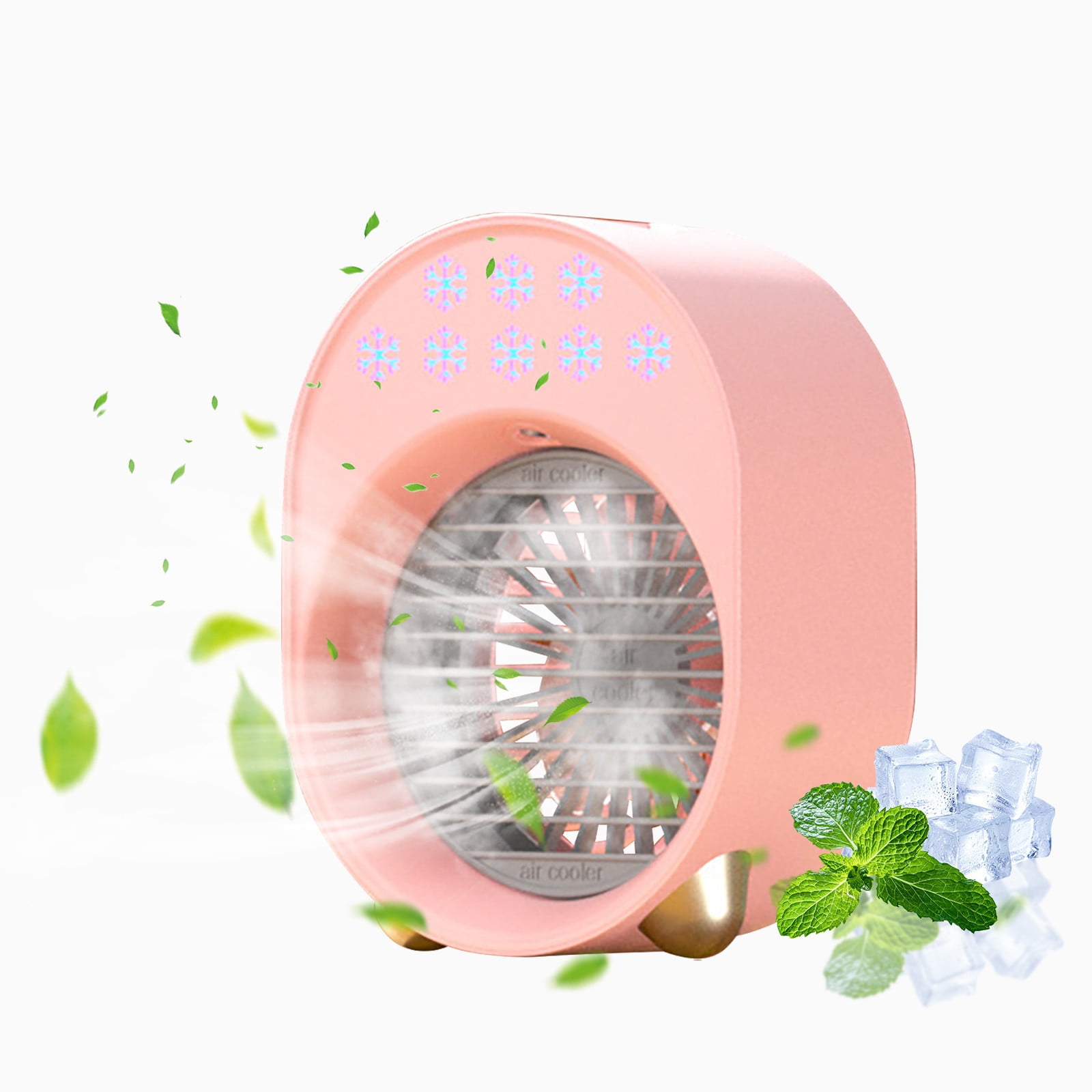 SPOORYYO Small Portable Spray Conditioning Fan USB Spray Desktop Mini ...