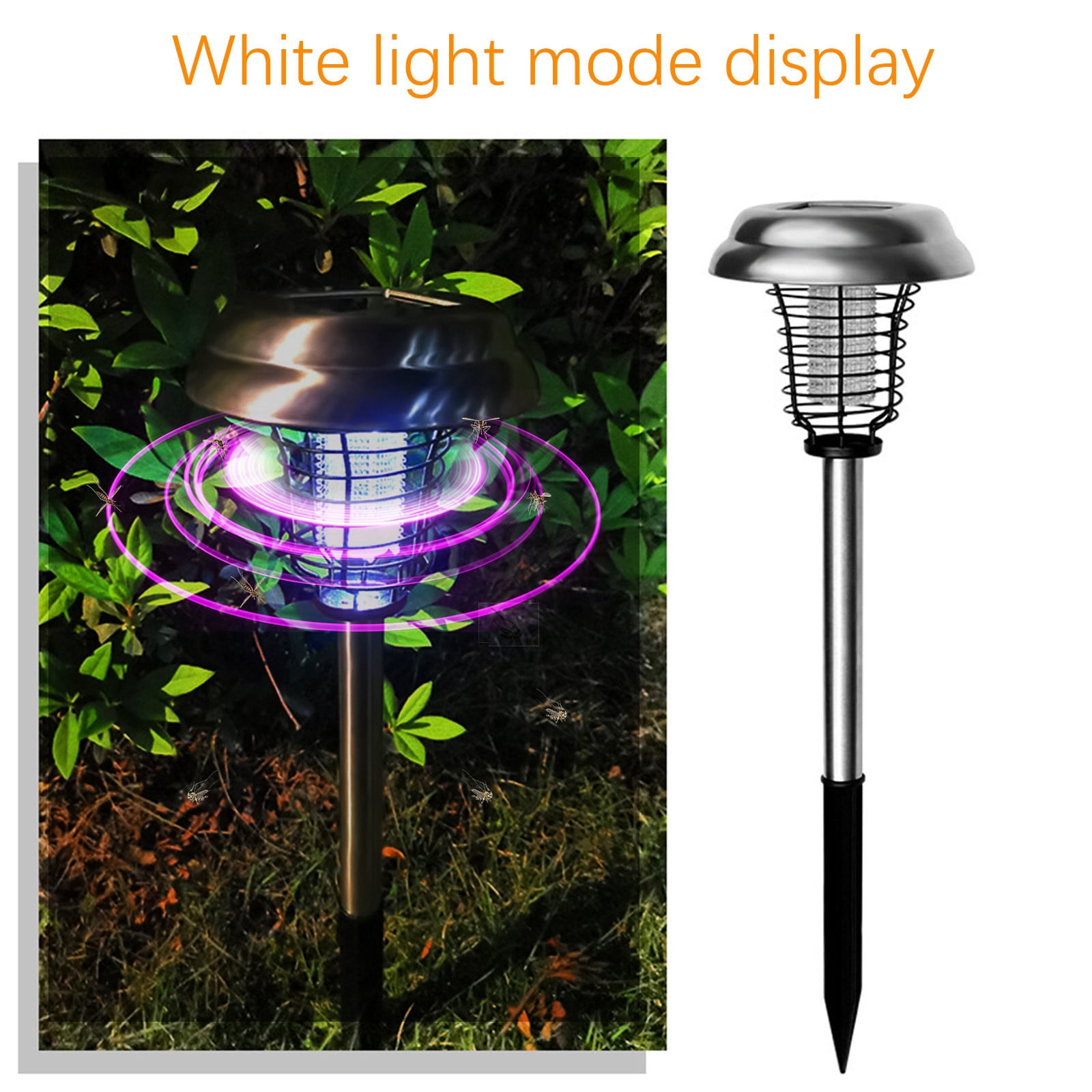 SPOORYYO Solar-Powered Mosquito Repellent Lamp with Camping Lantern ...