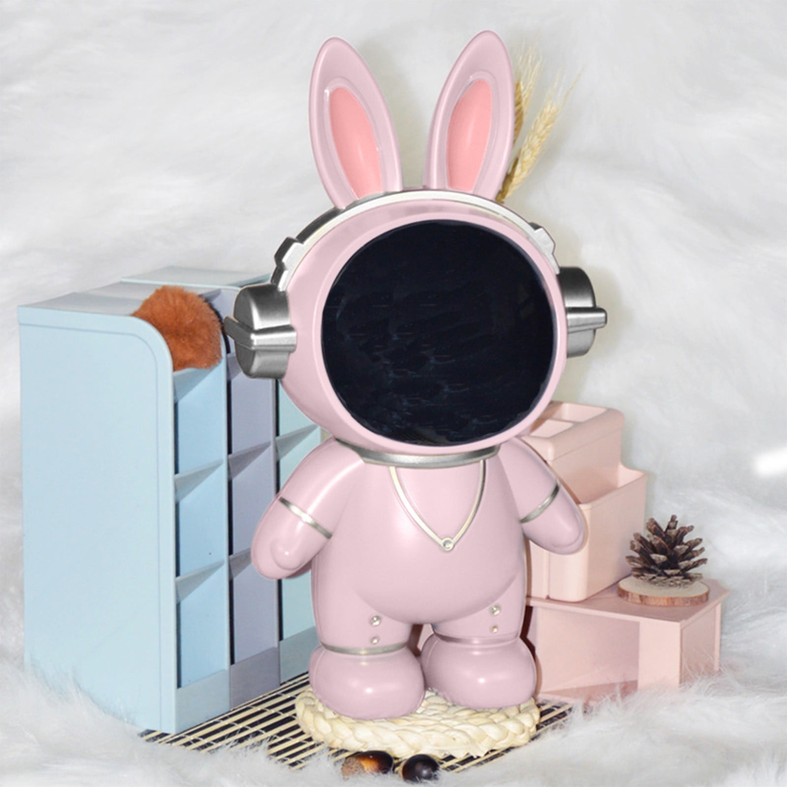 SPOORYYO Space Rabbits Astronaut Coin Bank Cartoon Internet Decoration ...