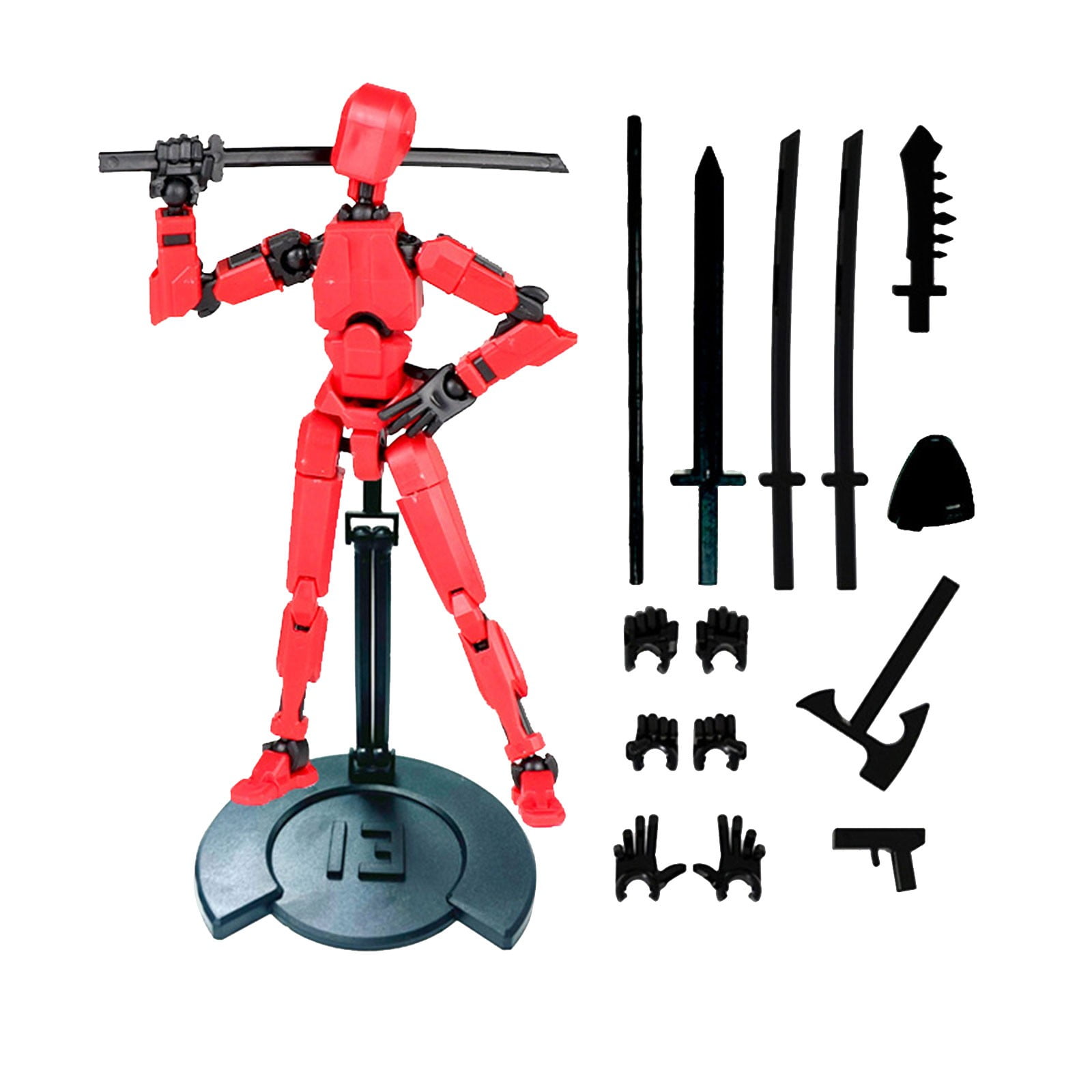 SPOORYYO Titan 13 Action Figure, 3D Printed, Multi-jointed Movable ...