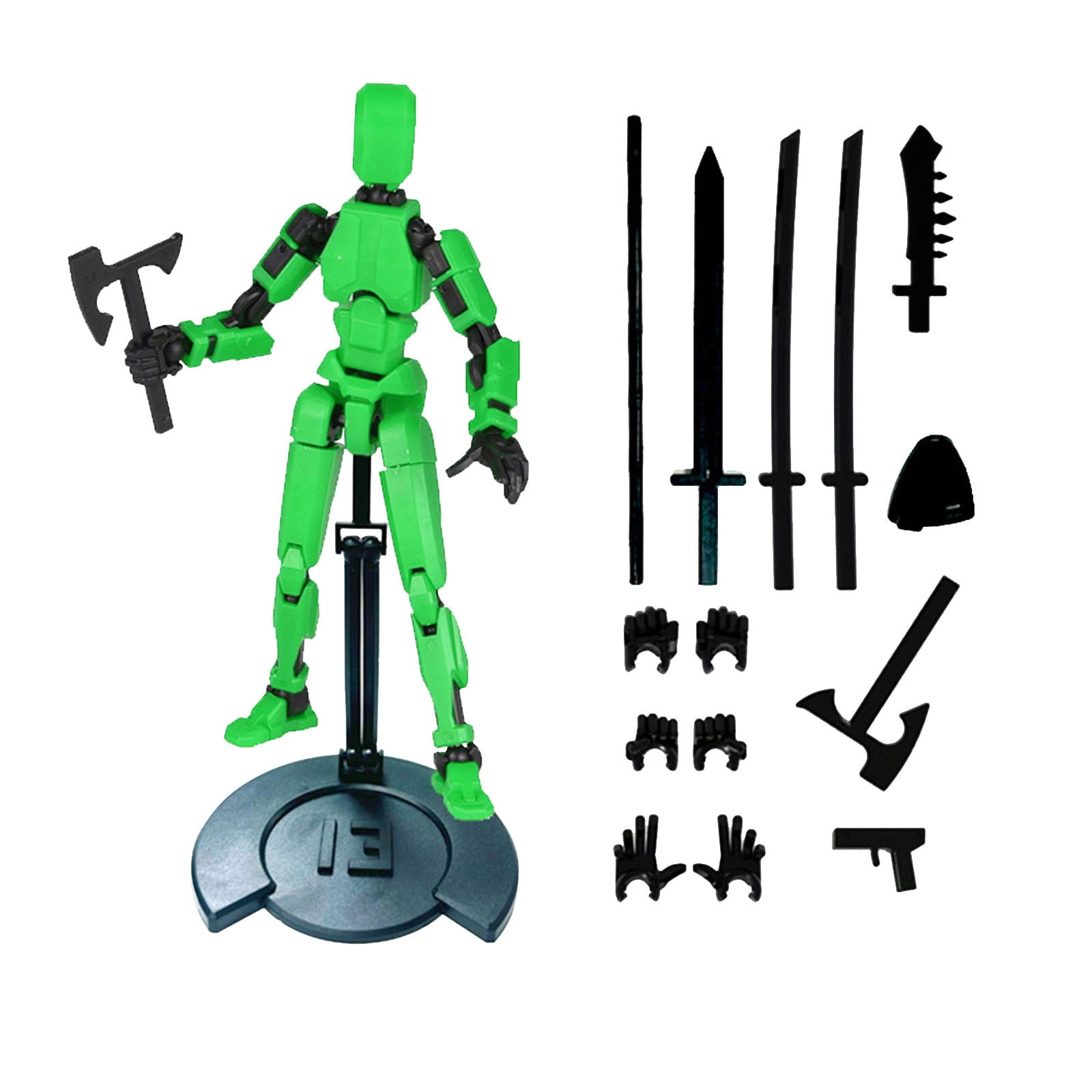 SPOORYYO Titan 13 Action Figure, 3D Printed, Multi-jointed Movable ...