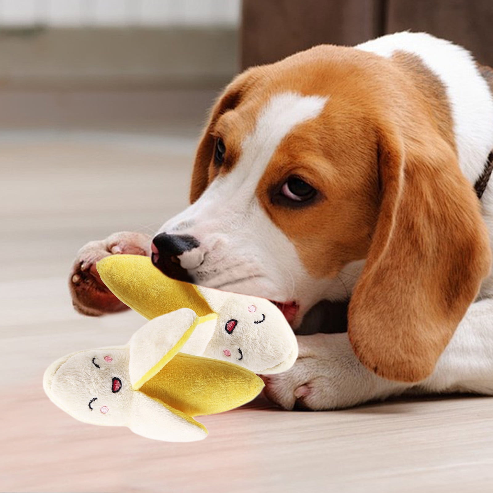 SPOORYYO Trendy Banana Pet Toy - 2pcs Chew & Fetch Toy for Dogs and ...