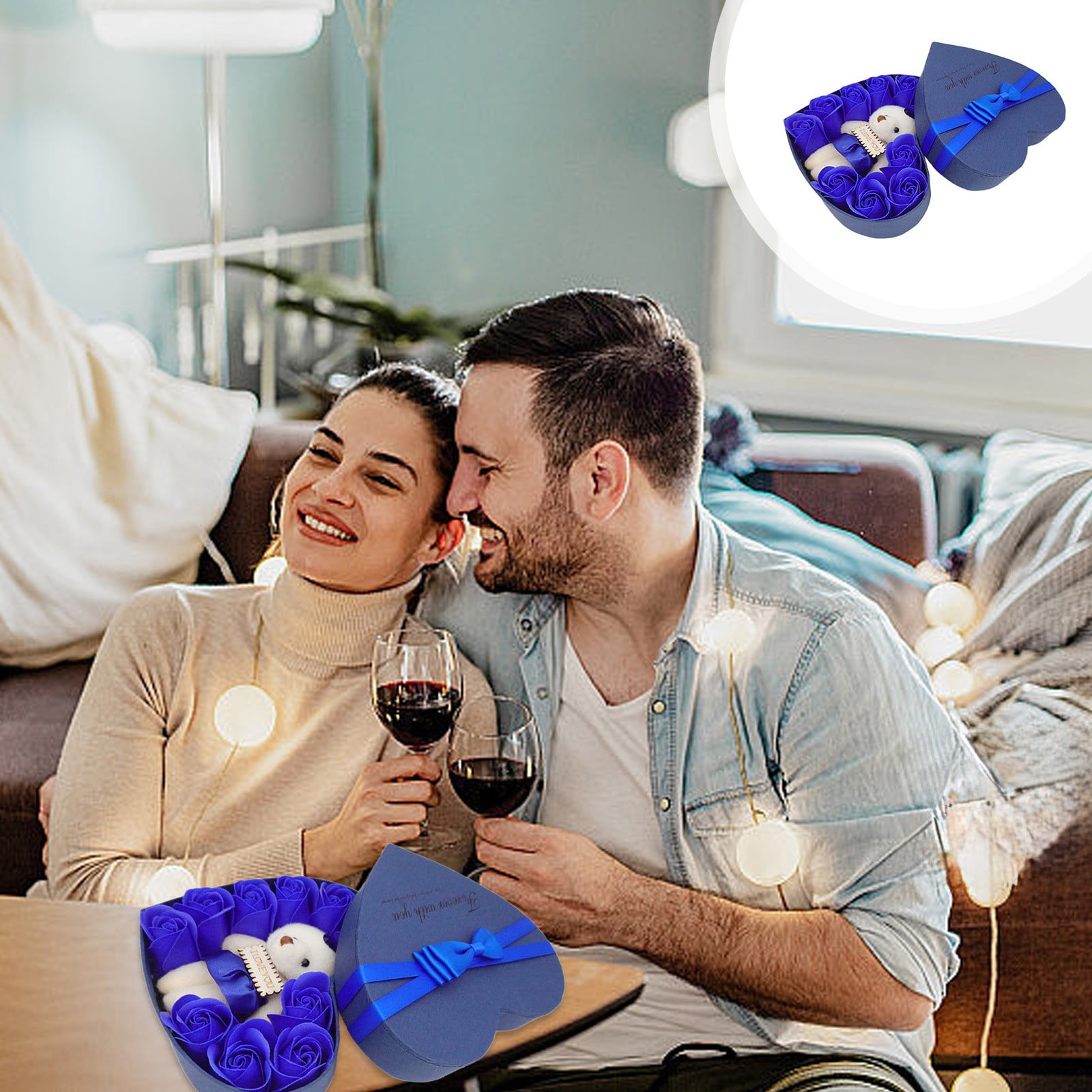 SPOORYYO Valentine Romantic Wedding Party Gift Box for Girlfriend Women ...