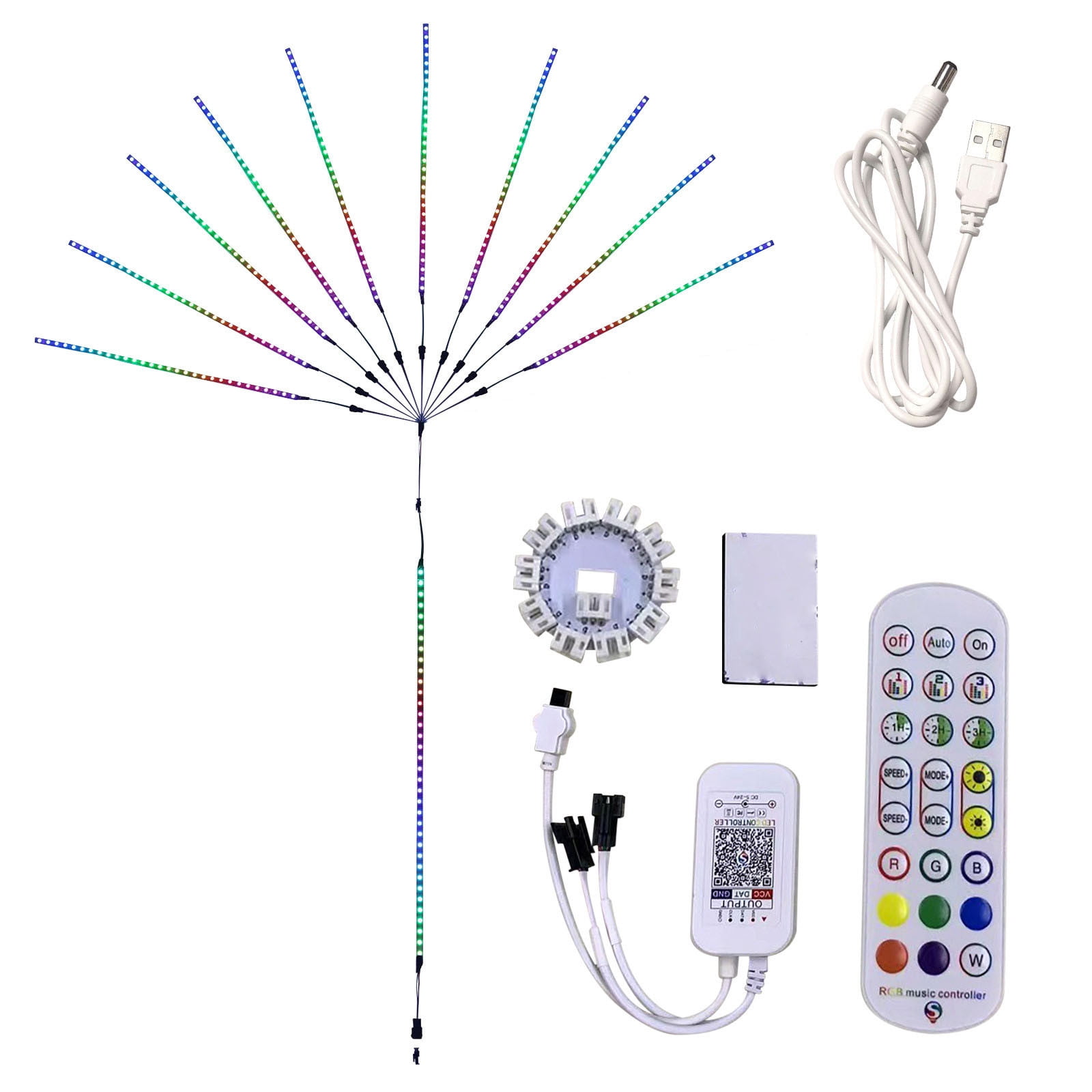 SPOORYYO Voice-Controlled LED Light Strip with Sound-Reactive Mode for ...