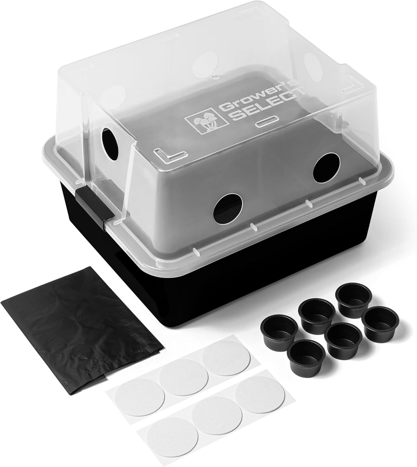 SPORE SORCERY Beginners Medium Monotub Mushroom Grow Kit | Grows Like Magic | Monotub with ...