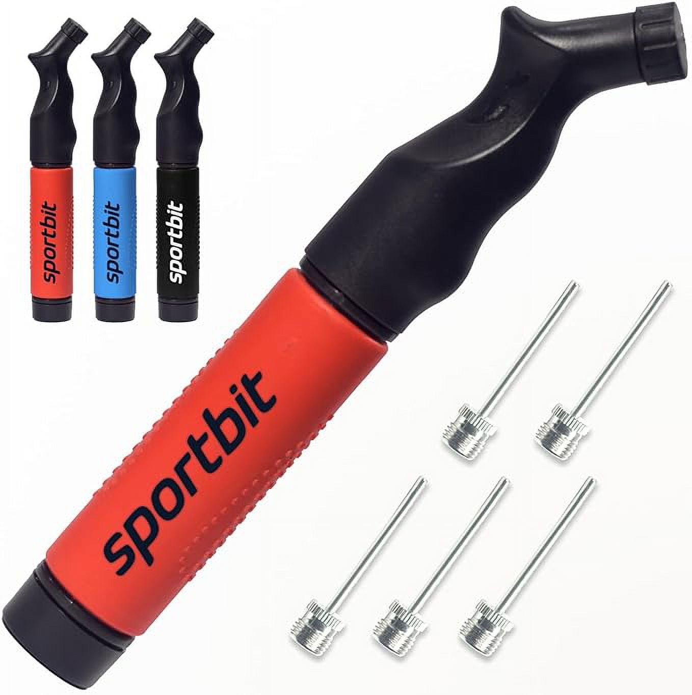 SPORTBIT Ball Pump with 5 Needles - Push & Pull Inflating System ...