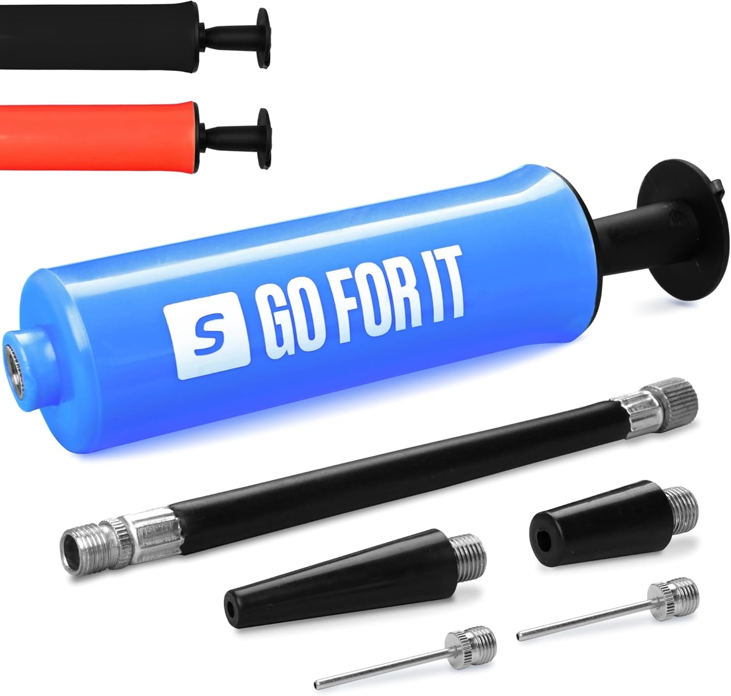 SPORTBIT Ball Pump for Sports Balls - Air Pump for Balls with 5 Needles ...