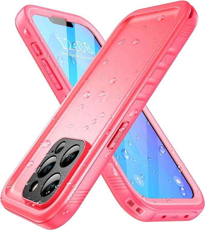 SPORTLINK Compatible with iPhone 13 Pro Waterproof Case - Built in ...