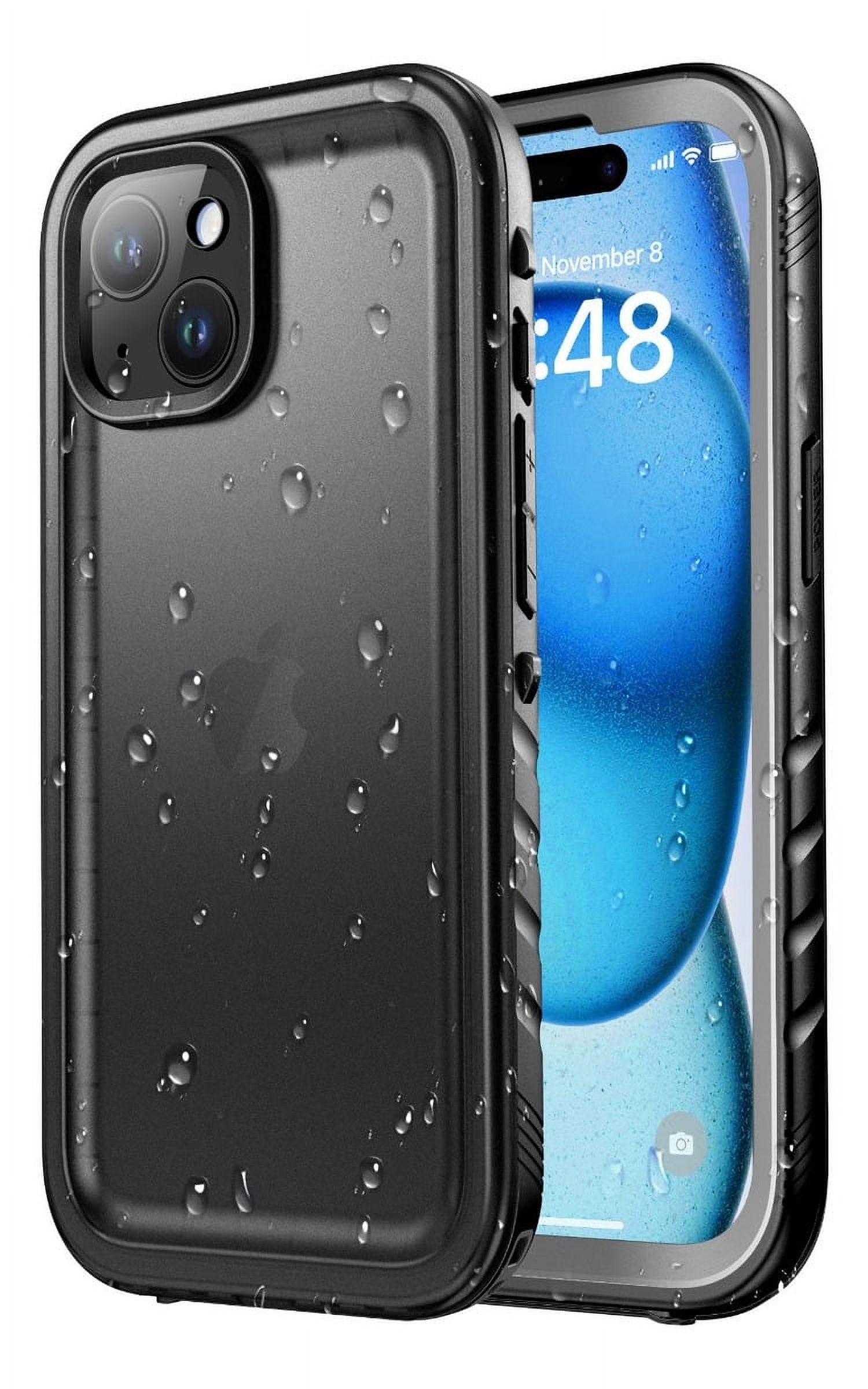 SPORTLINK Underwater iPhone 15 Case, Waterproof & Diving Dry, 6.1-inch ...