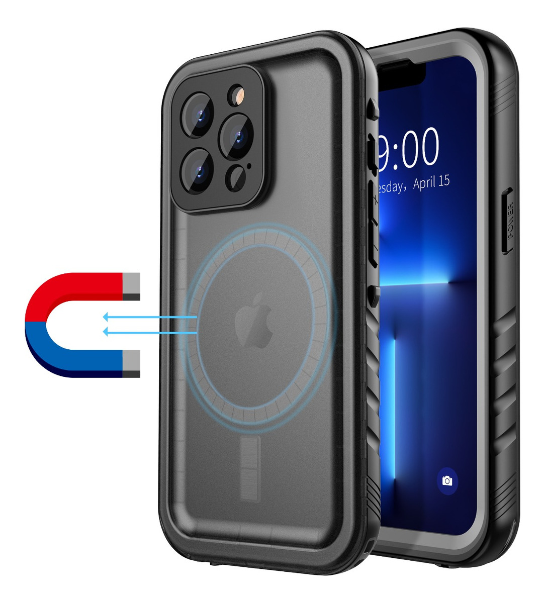 SPORTLINK iPhone 13 Pro Max Waterproof Case with MagSafe 6.7-inch ...