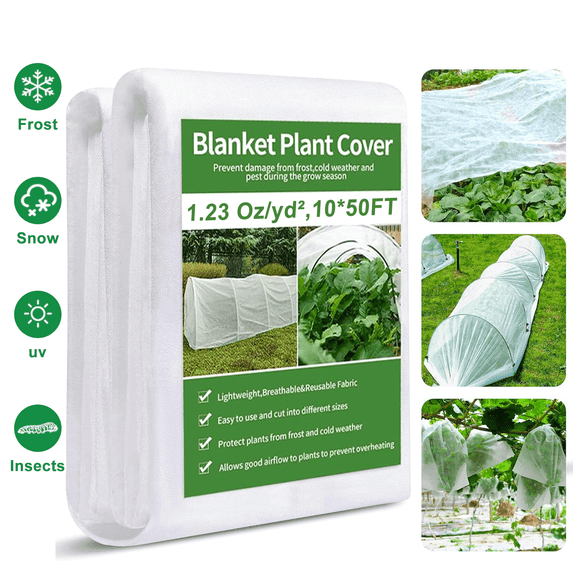 SPORTS JOY Frost Blanket for Outdoor Plants, Plant Covers Freeze ...