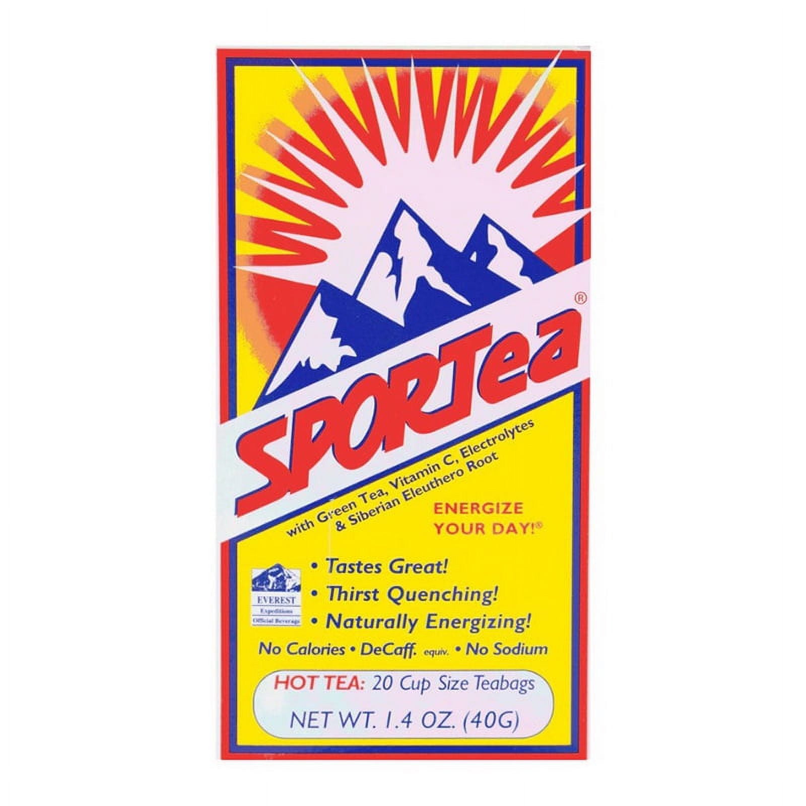 SPORTea Hot Tea 20 Cup Size Teabags 1.4 oz - Walmart.com