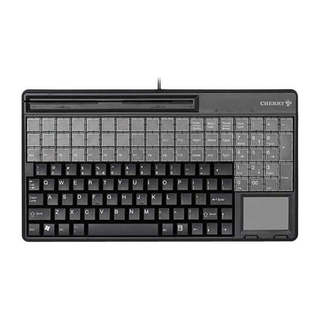 SPOS QWERTY KEYBOARD, BLACK, 14, USB, W/ 3 TRACK MSR, TOUCHPAD. US 123 ...