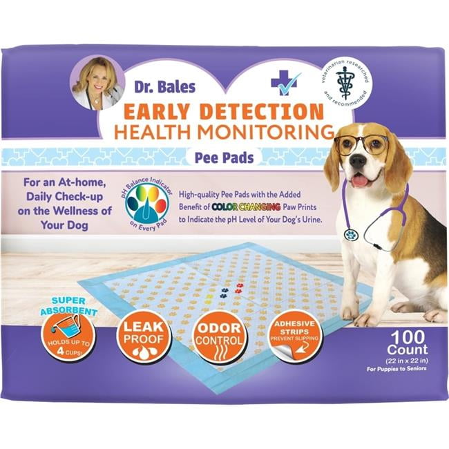 Spot Dr. Bales Health Monitoring Puppy Pads - 100 per Pack - Case of 2 ...