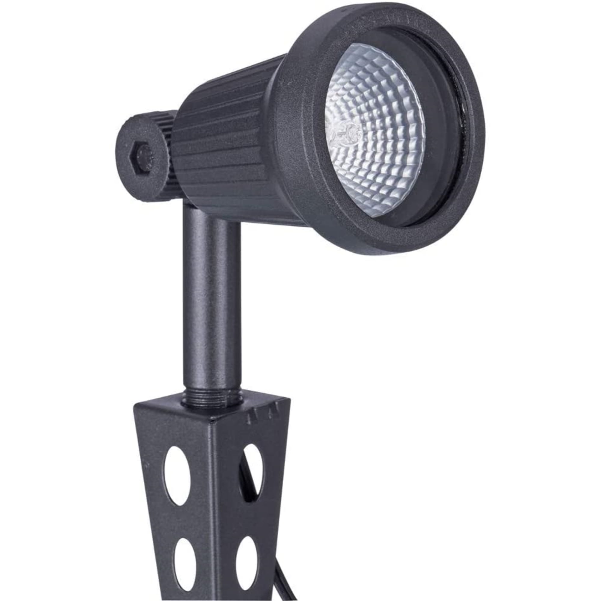 Sterno Home Ribbed Cast T3 20WATT Aluminum Halogen Spotlight - Black ...