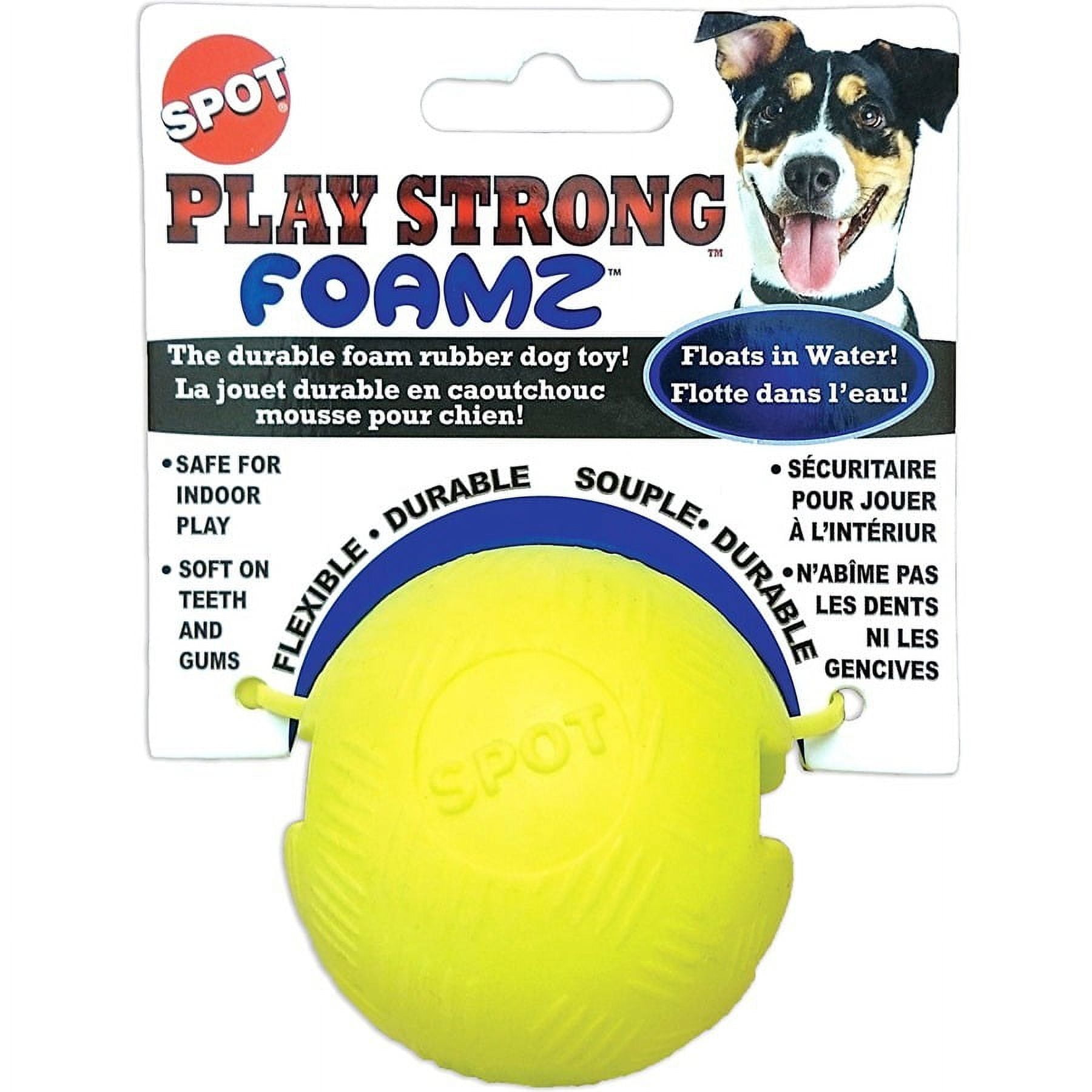 SPOT Play Strong Foamz Hollow Center Dog Toy Ball, 2.5" - Walmart.com