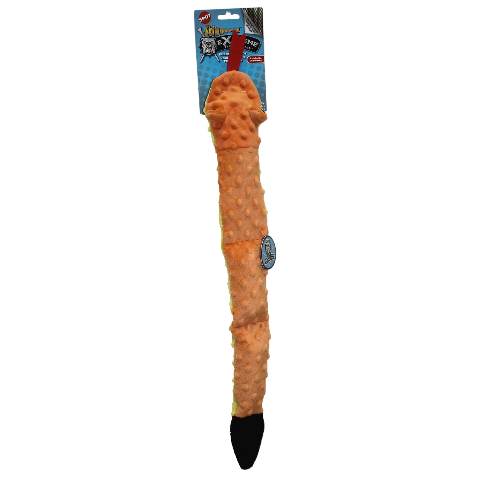 SPOT Skinneeez Extreme 3 Squeaker Snake Dog Toy, 25" - Walmart.com