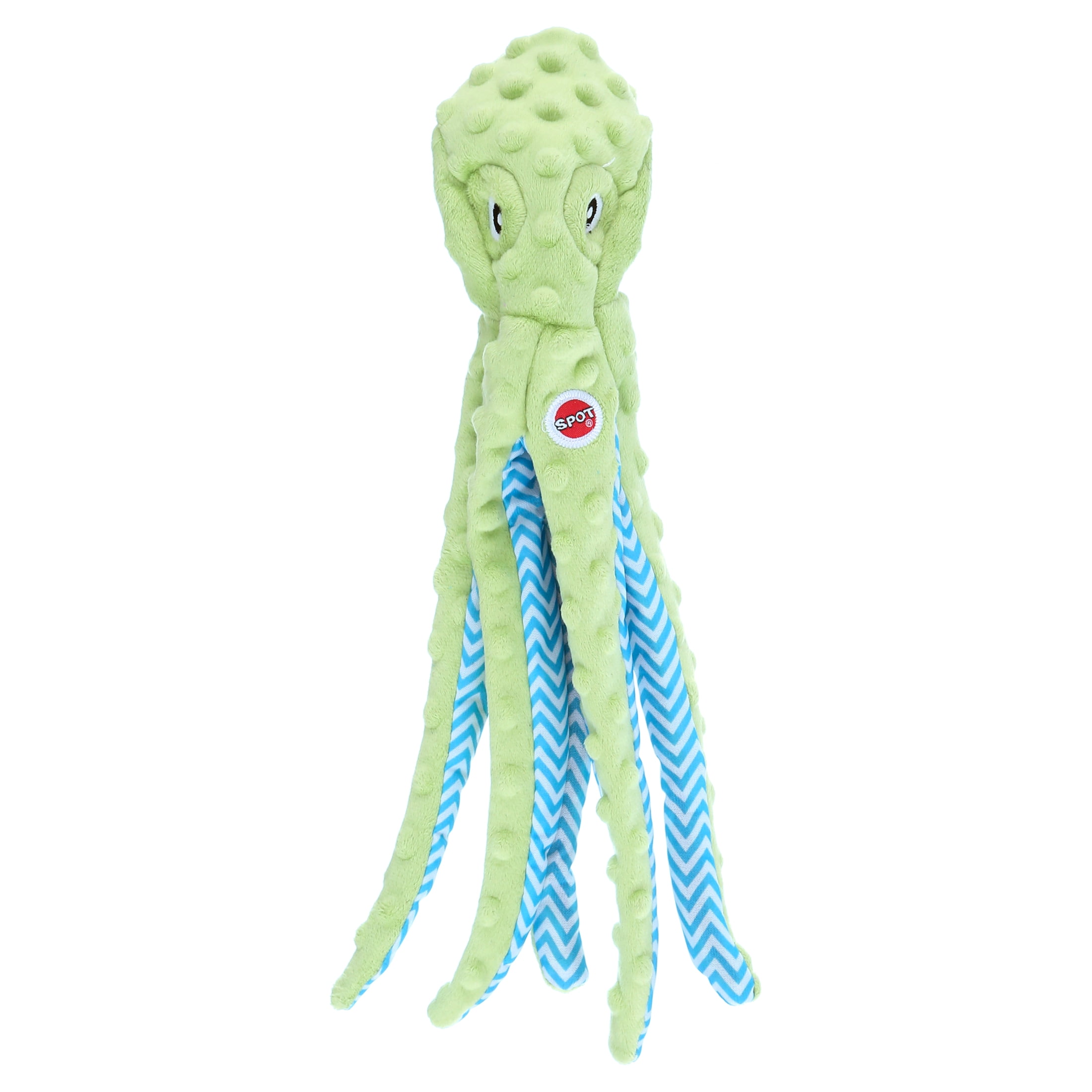 SPOT Skinneeez Extreme Octopus Dog Toy, 16", Stuffing-Free Small/Medium ...
