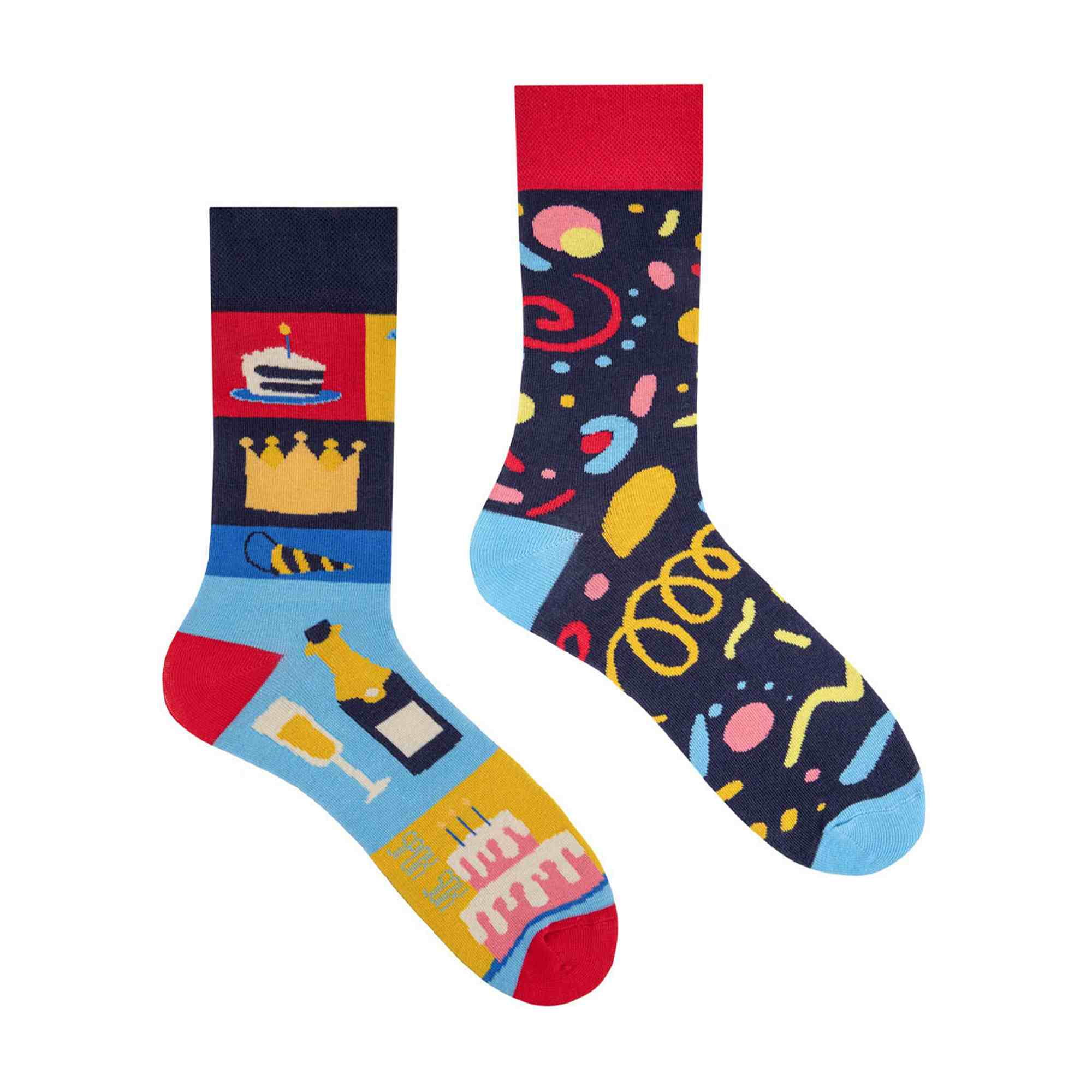 SPOX SOX - Mens & Ladies Mismatched Novelty Odd Socks - Party - Walmart.com
