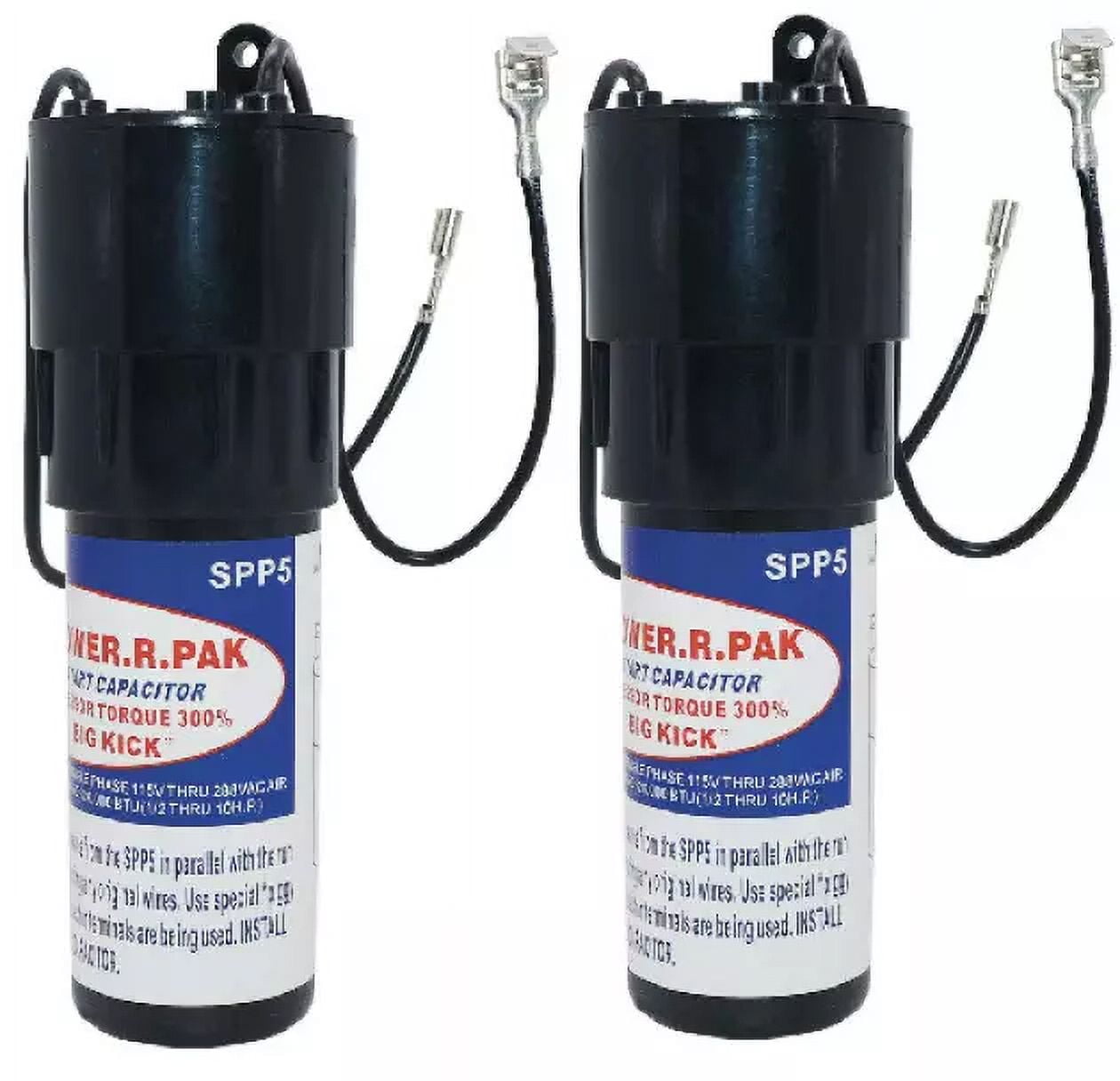 SPP5 Hard Start Super Boost HVAC Relay and Start Capacitor Pack Of 2 - Walmart.com