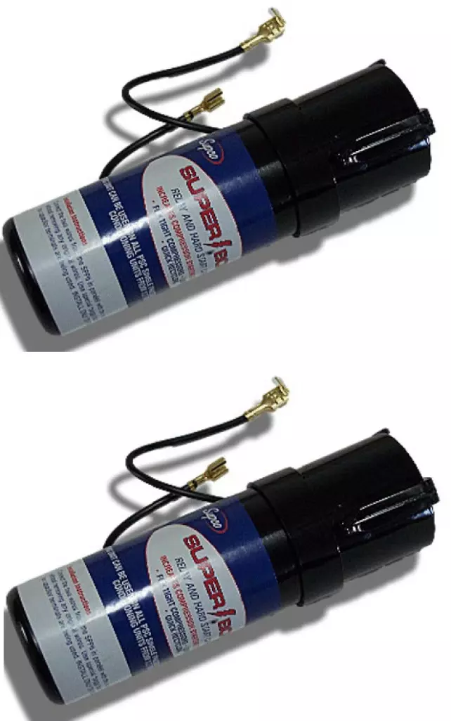 SPP6 Hard Start Kit Capacitor Relay 1/2HP-10HP Increases Torque 500% -2Pack* - Walmart.com