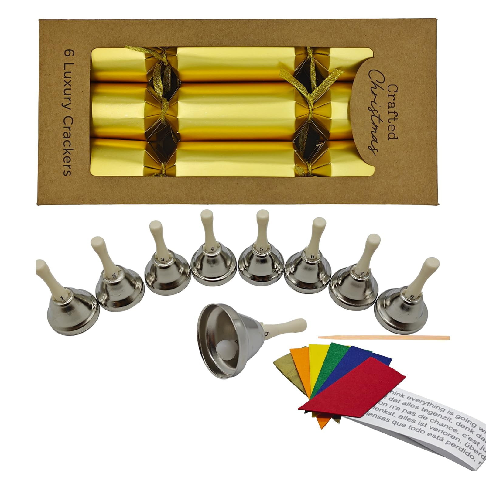 SPPMAKING Christmas Crackers No KEF16 Snaps Set of Inch With Gifts ...