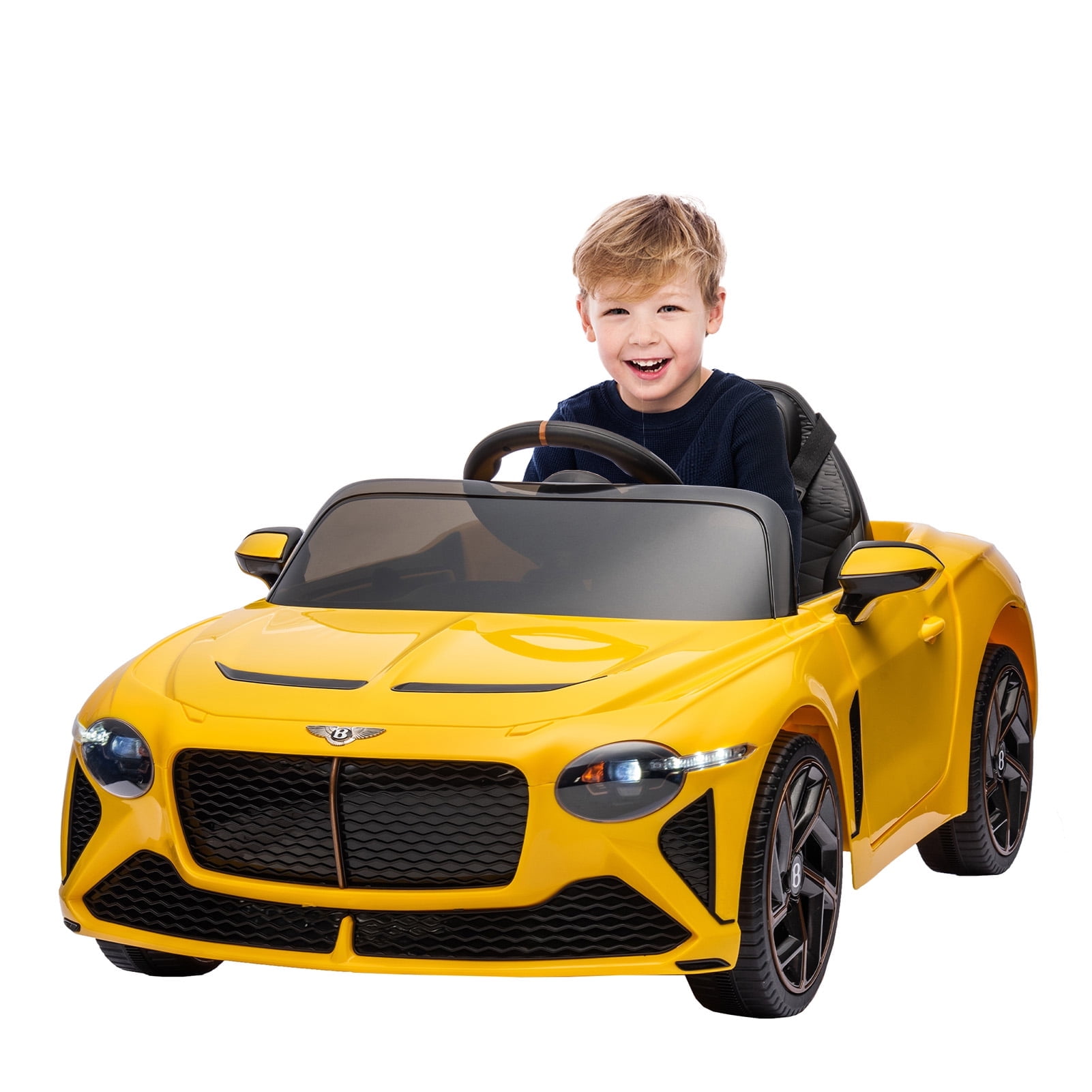 SPPTTY 12V 7A Kids Ride on Car With Remote Control,Electric Car for ...