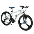 SPPTTY 26" Mountain Bike, Shimano 24 Speeds Aluminum Bikes for Men Women with Disc Brake, 3 ...