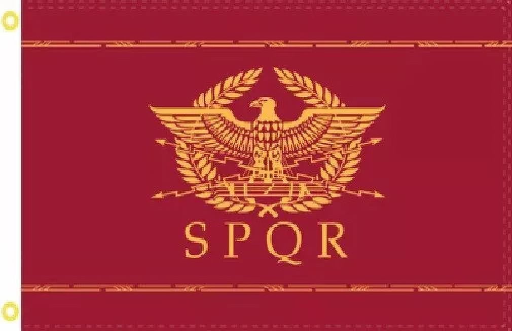 SPQR ANCIENT Roman Empire Senate and People of Rome Flag Size 3x5 Feet ...