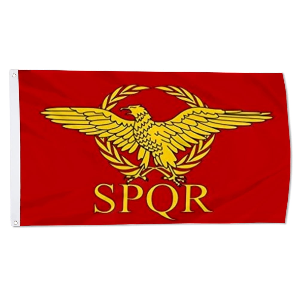 SPQR flag Roman Empire Senate and People of Rome Flags Polyester 3x5 FT banner - Walmart.com
