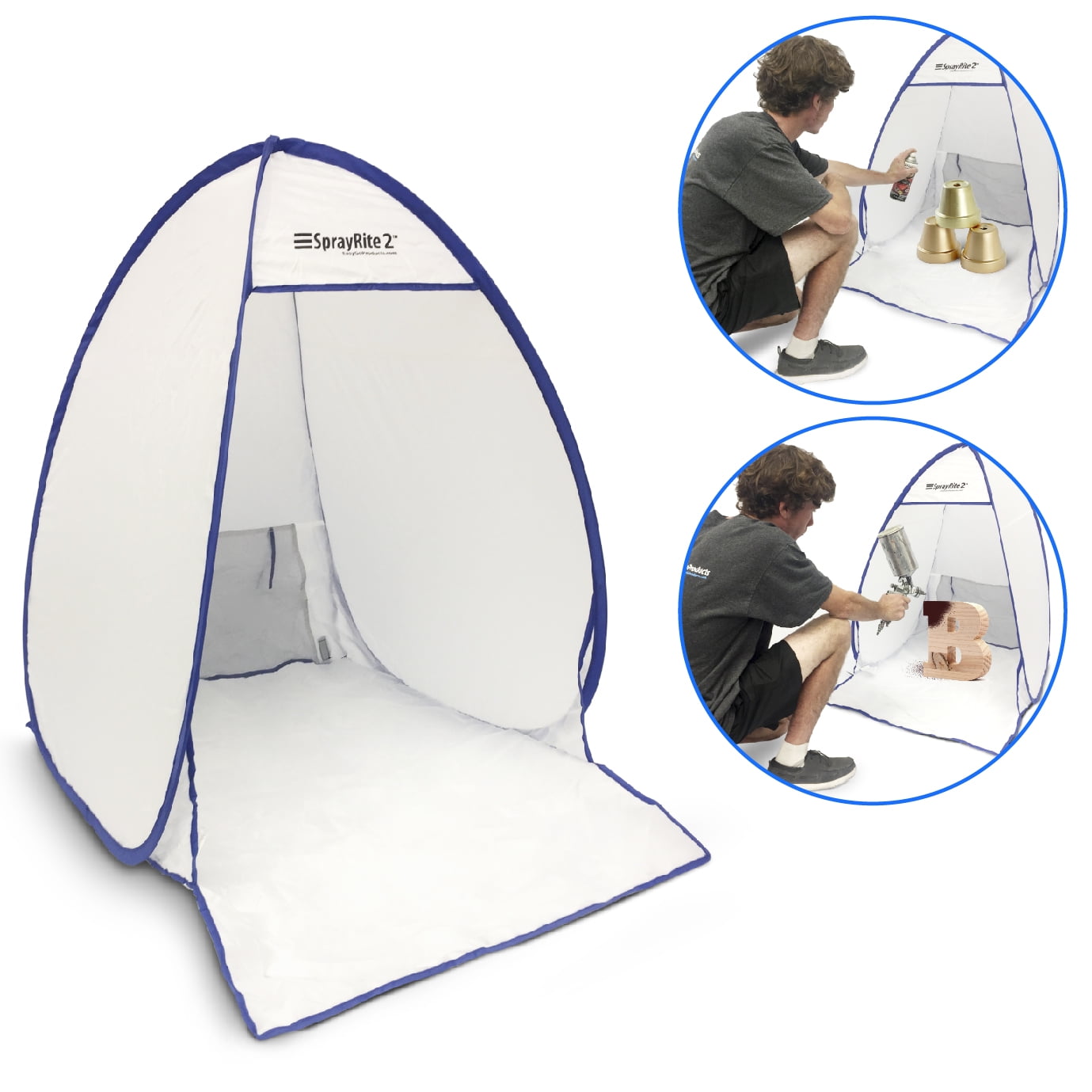 EasyGo Products SprayRite 2 Paint Spray Shelter, Portable Spray Booth ...