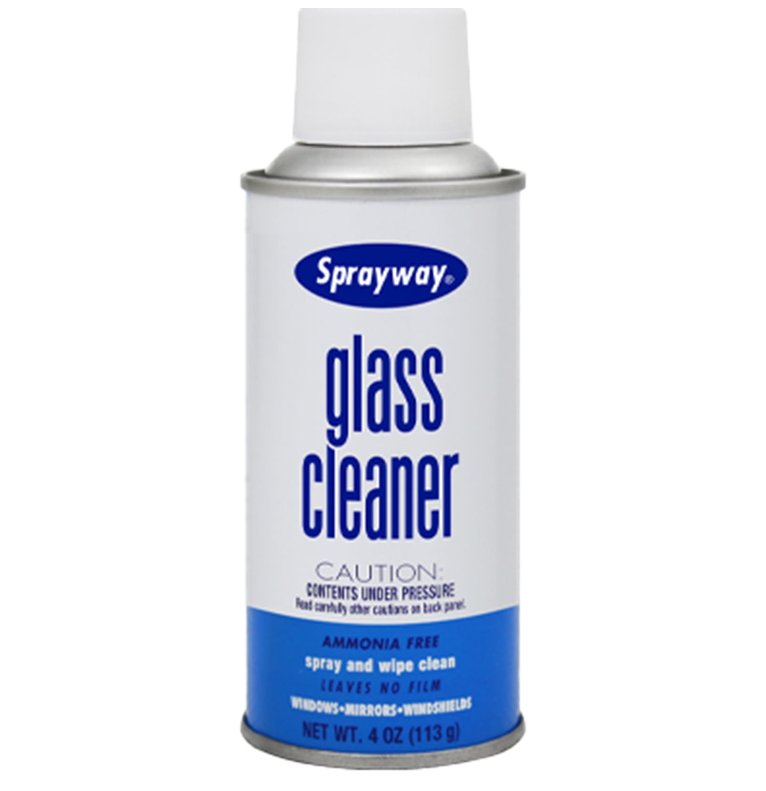 Sprayway Glass Cleaner Aerosol, 5 oz, Semi-Stable Foam, Effective Glass ...