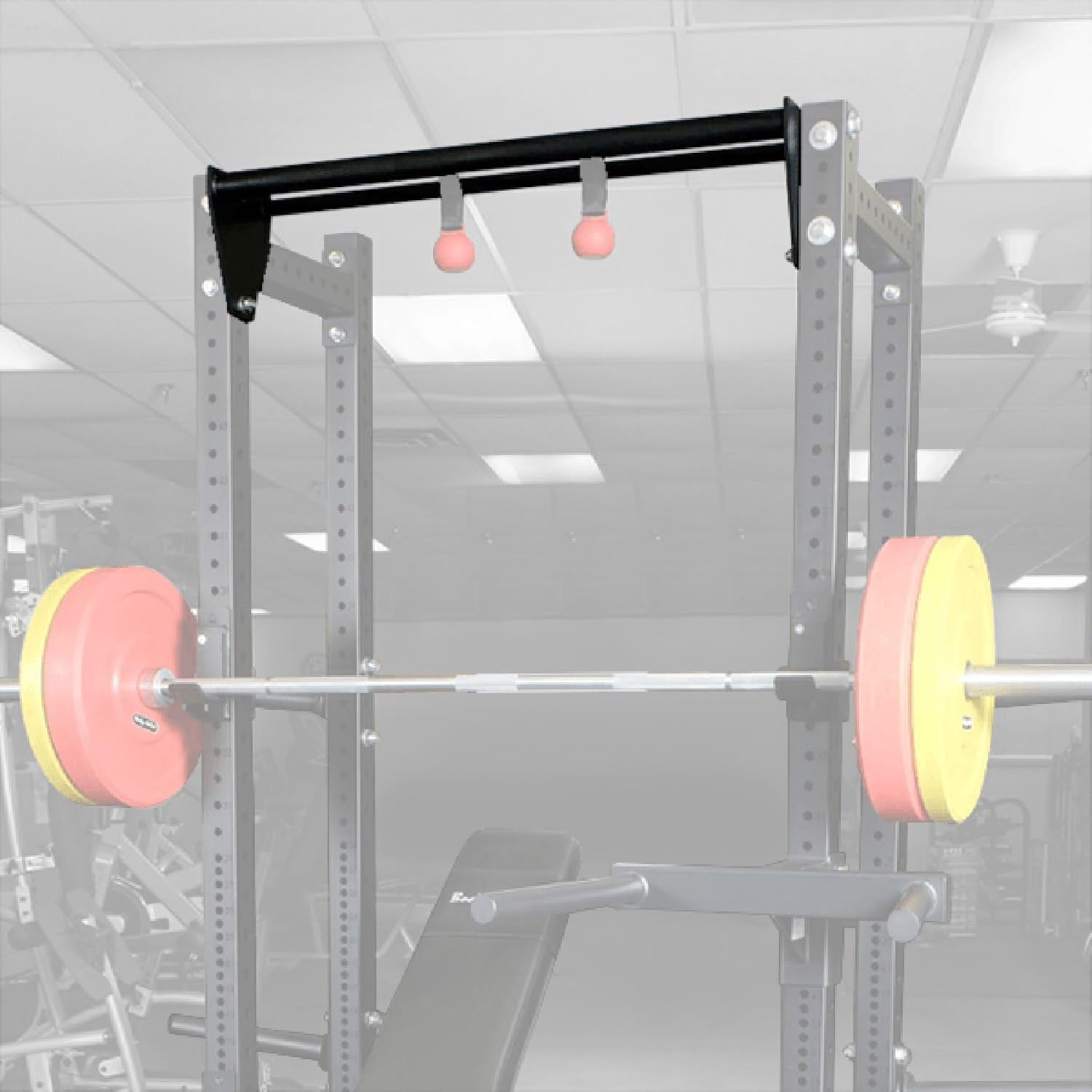 (SPRDCB) Dual Chin-Up Bar for SPR500/SPR1000 Racks, Pullup Station ...