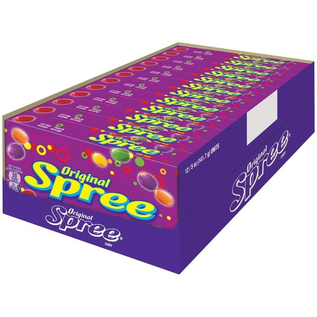 WONKA SPREE Candy, Fun Eating Experience, Assorted Fruity Flavors, 12-5 ...