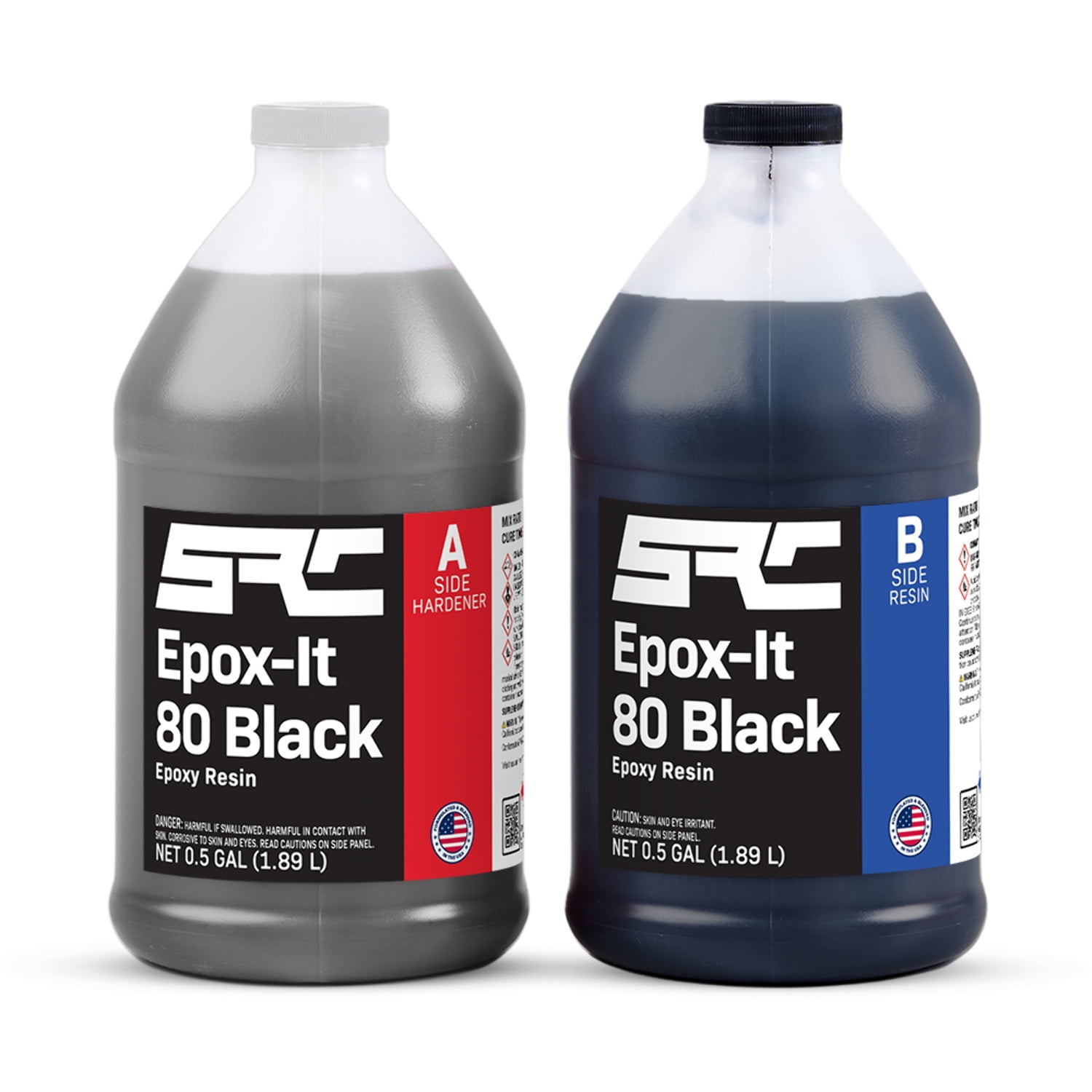SPRESIN Black Epoxy Resin 1 Gal (0.5-Gal Part A + 0.5-Gal Part B) High ...