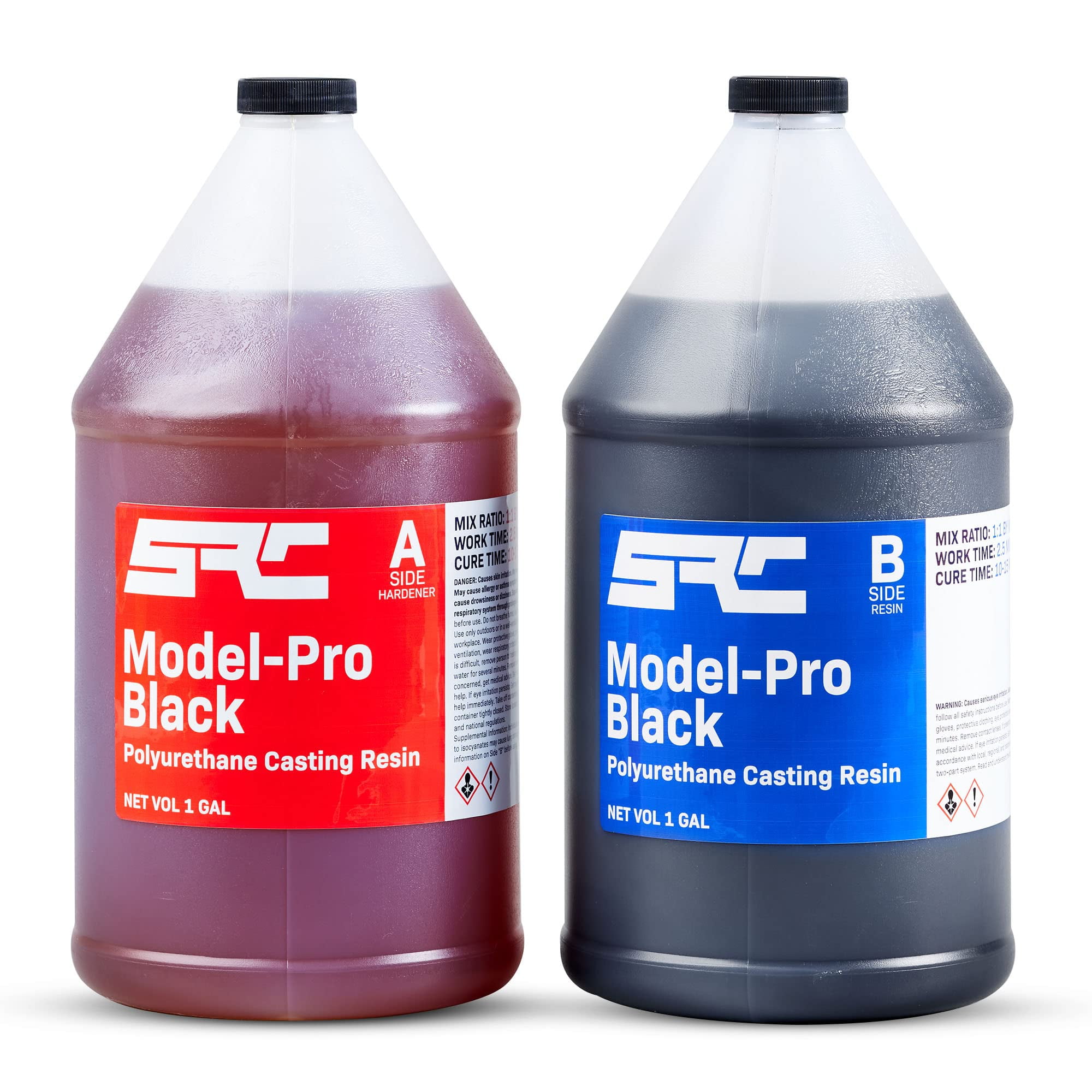 SPRESIN Model-Pro Black, 2-Gal (1 Gal Part A + 1 Gal Part B) Resin Kit ...