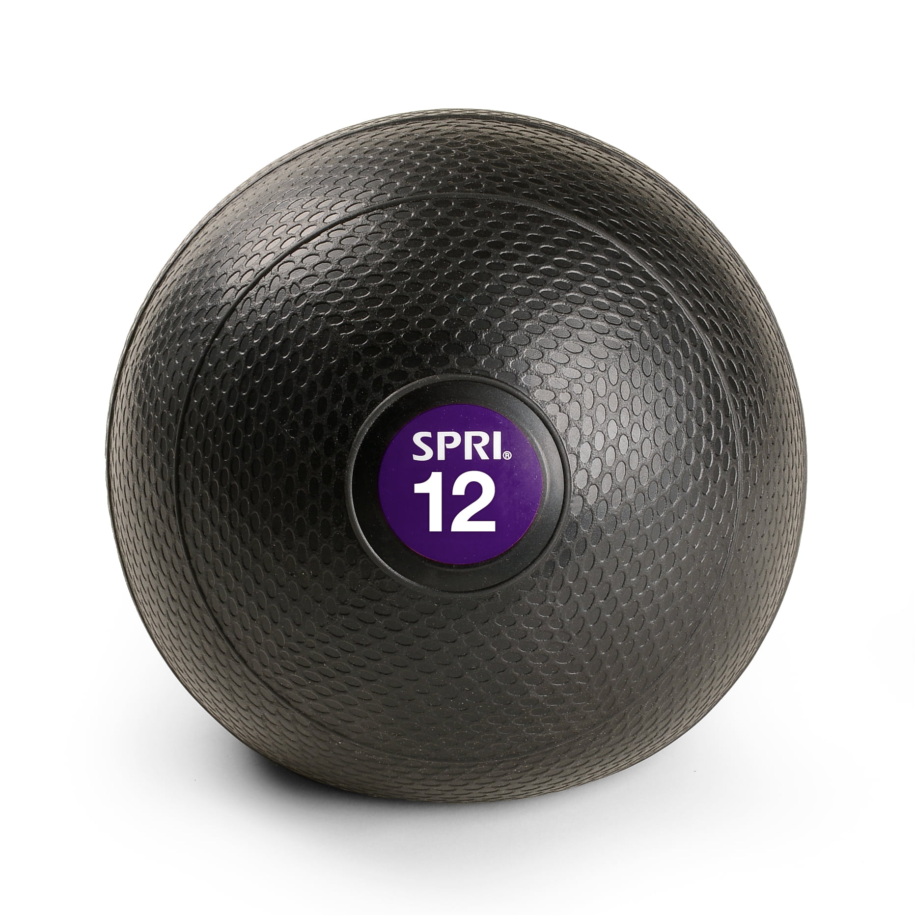 SPRI 12lb Slam Ball, Purple/Black, Pms 269C 20C Diameter - Walmart.com