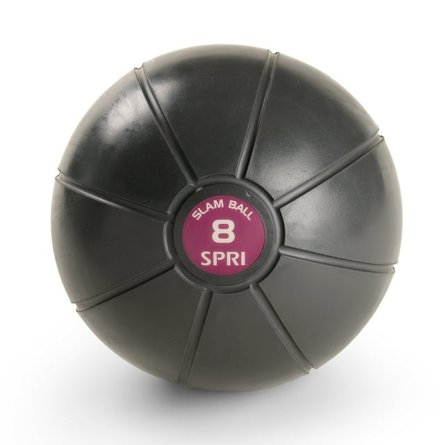 SPRI 8 Lb Slam Ball Pms 425 Gray 10" Dia - Walmart.com