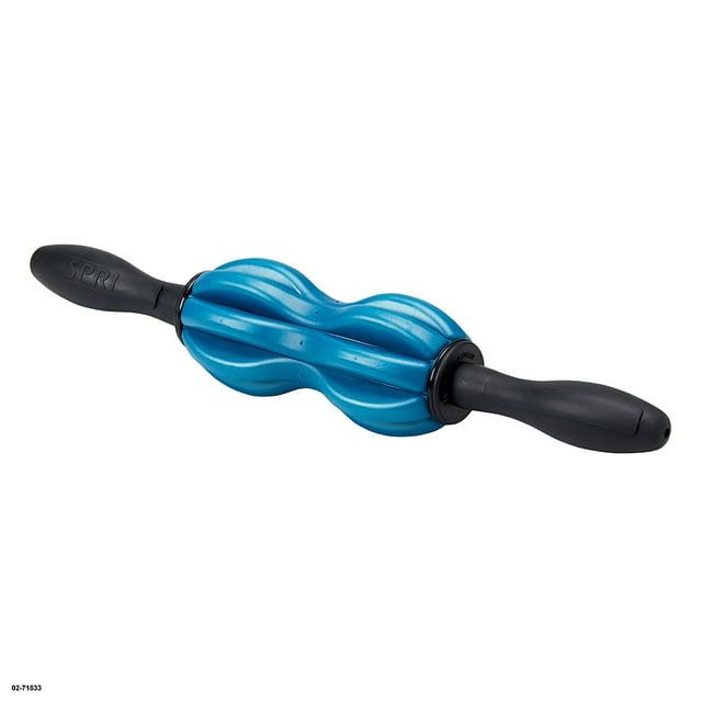 SPRI Duo Fitness Massage Roller, Blue Muscle Roller - Walmart.com