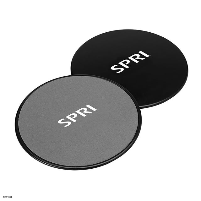 SPRI Gliding Core Discs, 2 Pack of Exercise Sliders - Walmart.com