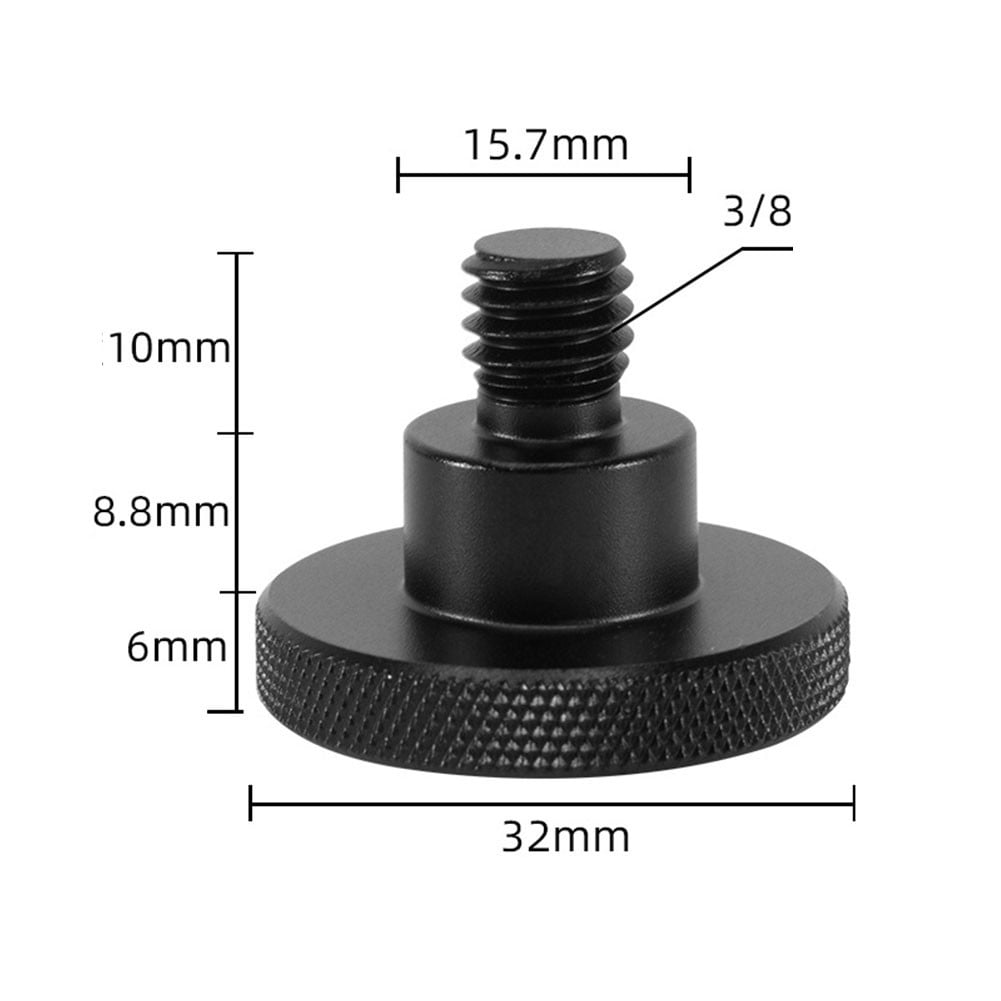 AOQIANLAN 1/4 3/8 to 5/8 Female Male Threaded Screw Mount Adapter for ...