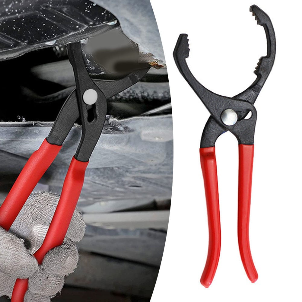 SPRING 10-inch 1.5-3.6inch Clamp Filter Wrench Oil Change Spanner Ball ...
