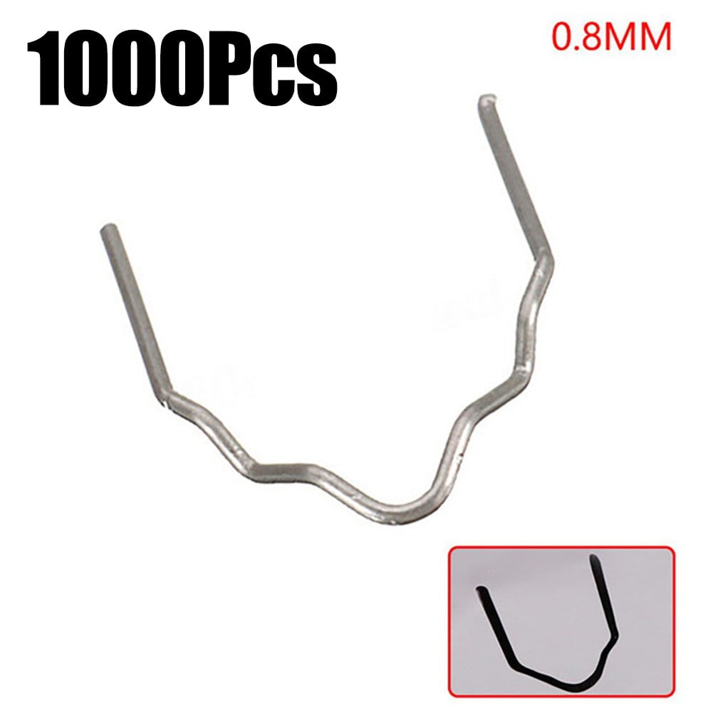 SPRING 1000PC 0.8mm V style Hot Stapler Staple For Car Bumper Plastic ...