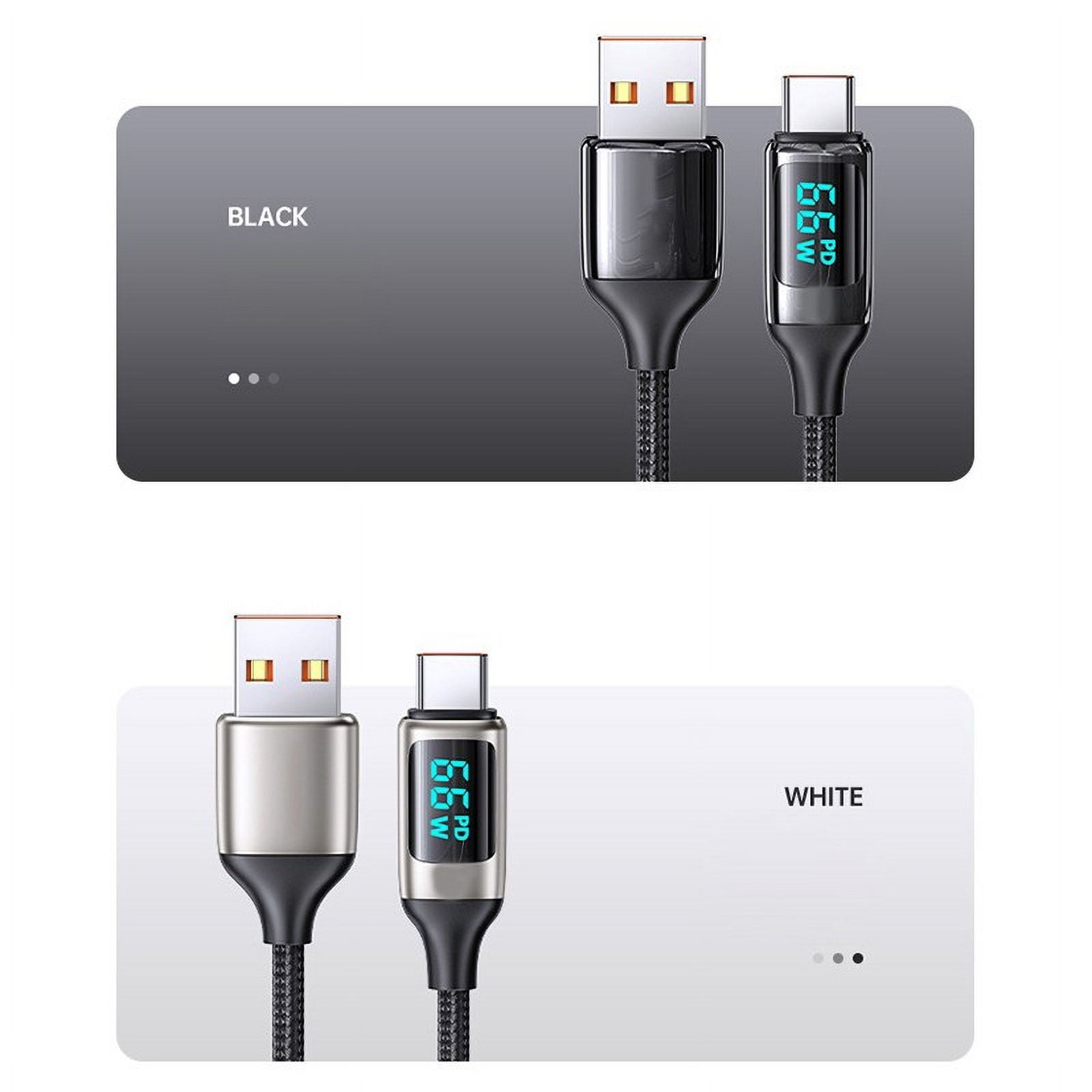 SPRING 100W Fast Charging USB C Cable 1.2m Digital Display Data Cable ...