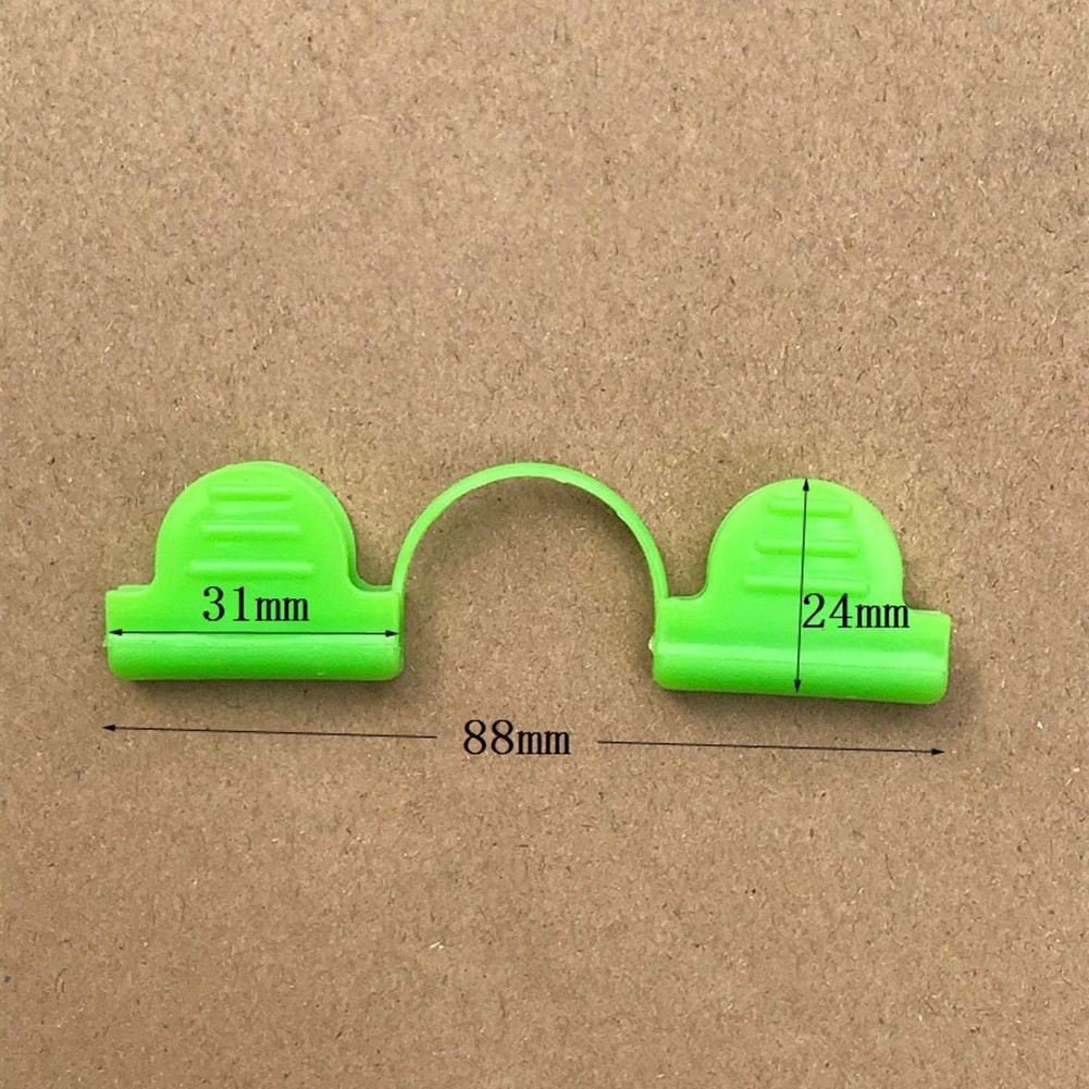SPRING 100pcs 4/5/6/7mm Greenhouse Clamps Film Fixing Clips Plastic ...