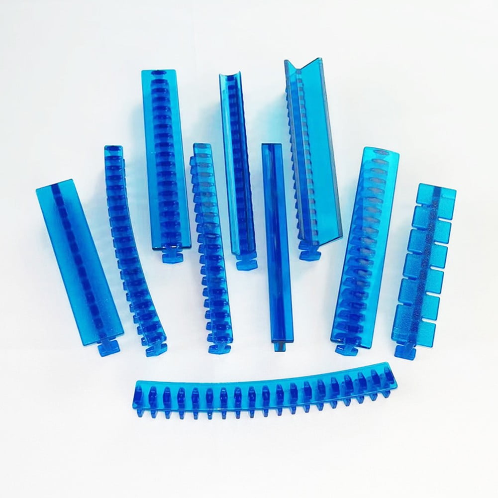 SPRING 10pcs Glue Tabs Nylon Blue Car Dent Repair Tool New Large Pits ...