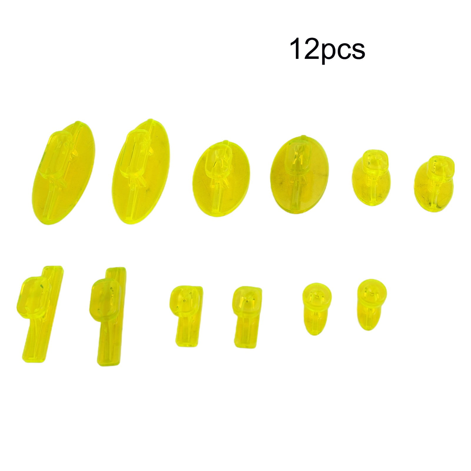 SPRING 12pcs Glue Tabs Dent Removal Tools Car Dent RepairCar Dent ...