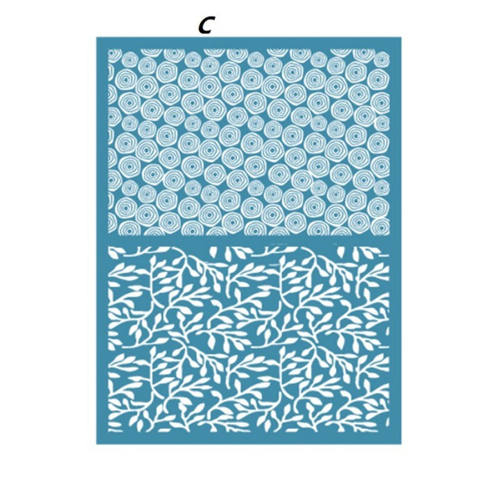SPRING 12x16cm Polymer Clay Screen Template Printing Kit Mesh Template ...