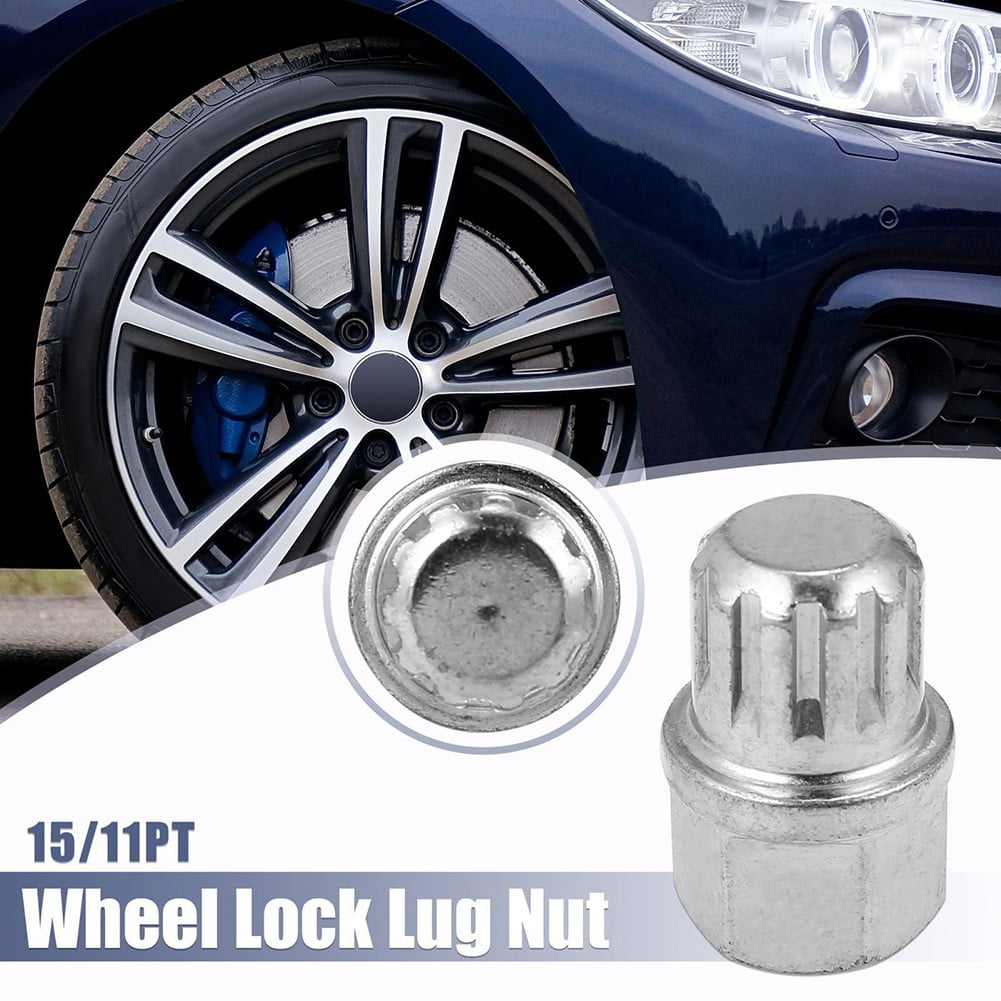 SPRING 15/11PT Car Wheel Lock Lug Nuts Set Anti Theft Lug Nut Screw ...